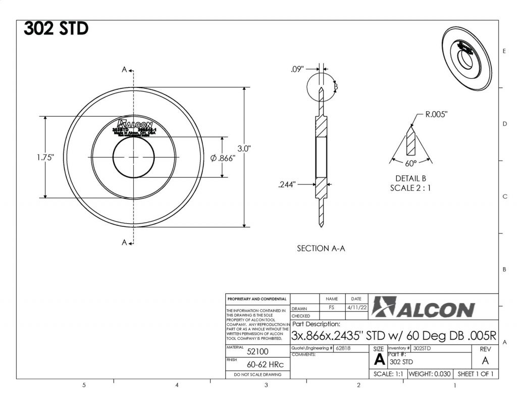 Score Slitters – Alcon Tool